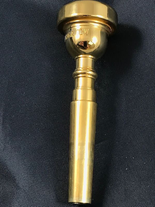 Bach 7DW Trumpet Mouthpiece Gold Plate | Reverb