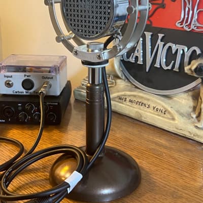 Rare 1930's Ring-Mounted Dynamic Microphone, works on any | Reverb