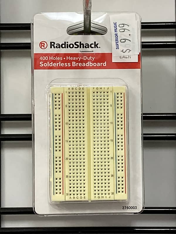 RadioShack 400 Holes Heavy Duty Solderless Breadboard | Reverb