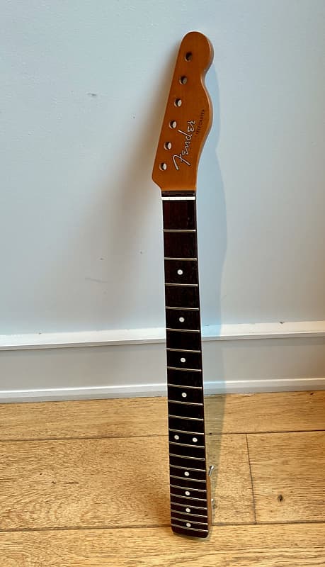 Musikraft Telecaster Neck - Vintage Tinted Nitrocellulose | Reverb