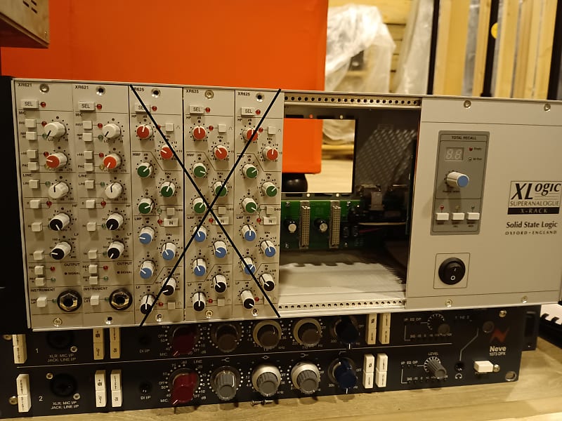 Lot of 2 SSL XLogic X-Rack XR621 Mic Amp Module | Reverb