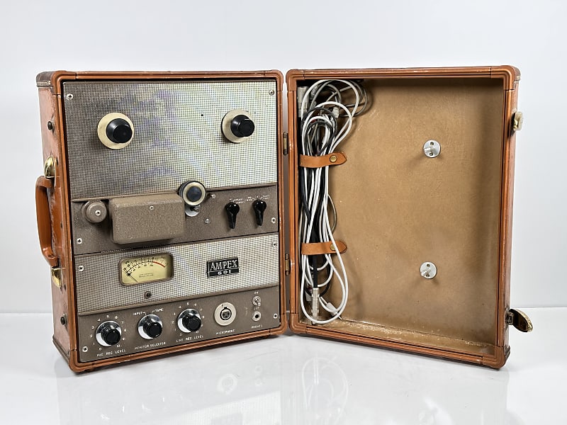 Ampex 601 Mono Track Tube Amp Magnetic Tape Deck 1957 | Reverb