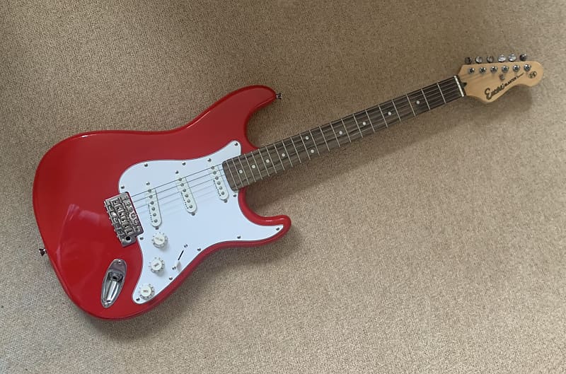 Encore E60 Blaster Electric Guitar, Gloss Red | Reverb