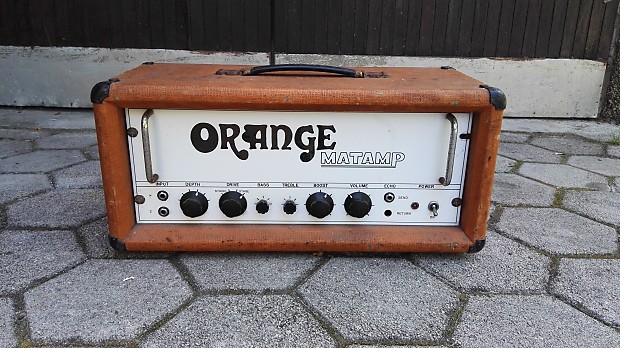 1969 Orange Matamp model 100 99% original ultra rare gem dont | Reverb