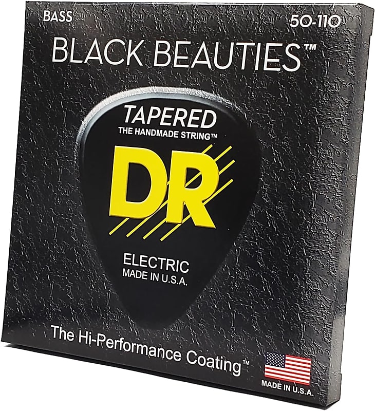 DR Strings Black Beauties Bass Taper Heavy | Reverb DR Strings Black Beauties Bass Taper Heavy | Reverb
