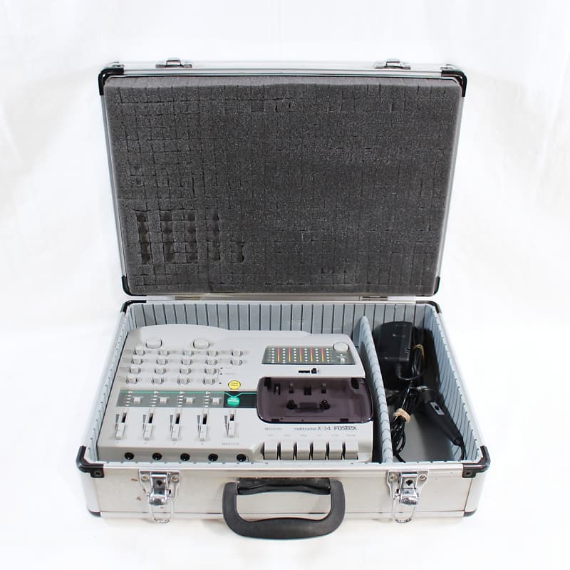 Fostex X-34 Multitracker Cassette Recording Device w/ Case & | Reverb