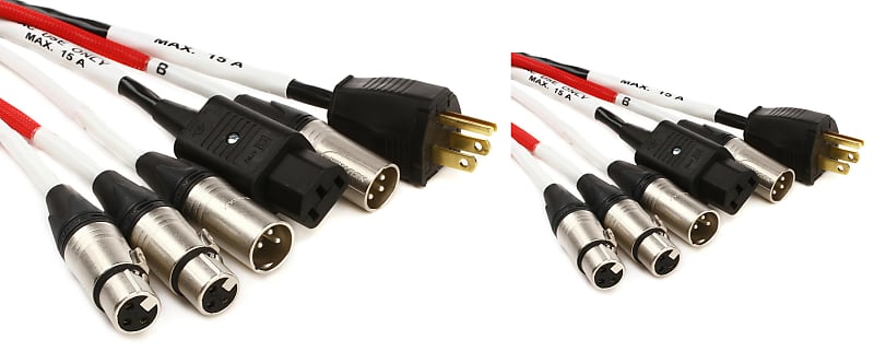 Pro Co Siamese Twin EC2 Dual XLR Audio + Edison to IEC Power | Reverb