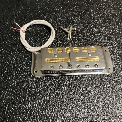 Vintage Teisco Gold Foil Surface Mount Pickup 6.21K Early | Reverb