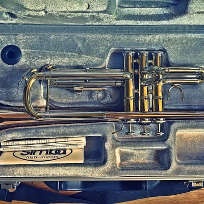 Gorgeous Rose-Brass Trumpet by Simba Instruments | Reverb