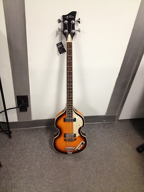 Jay Turser JTB-2B Violin Beatle Bass Vintage Sunburst | Reverb