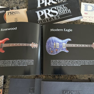 PRS Guitar Catalogs Several years 1990’s to early 2000’s | Reverb