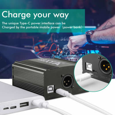 Phantom Power Supply, 2-Channel 48V Phantom Power With Usb | Reverb