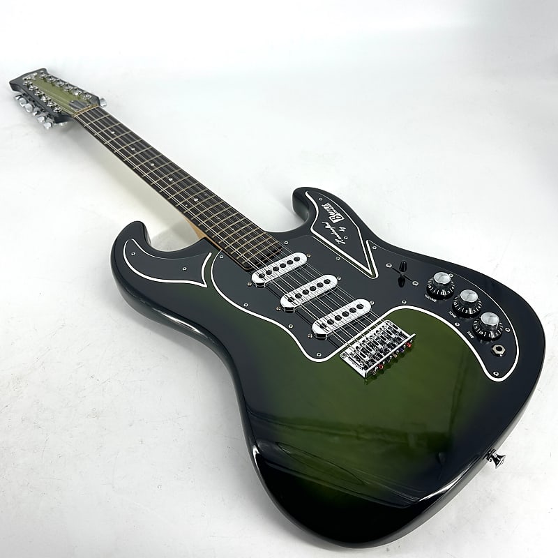 2008 Burns Club Series Double Six 12-String – Greenburst | Reverb