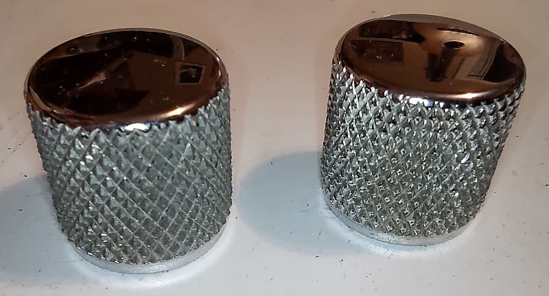 Original Fender Telecaster or Precision Bass Chrome Knobs | Reverb