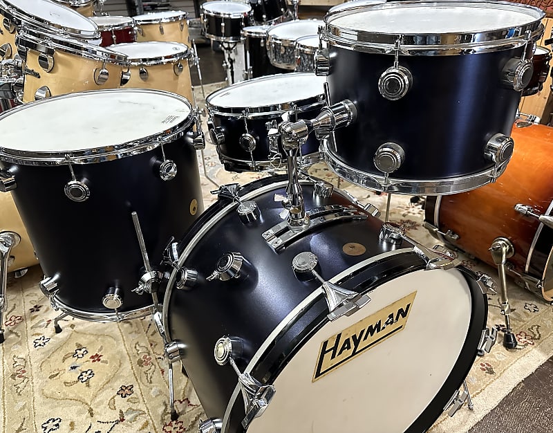 Hayman 4 Pc Vintage 2222 Model 1969 - Midnight Blue Drum Set- | Reverb