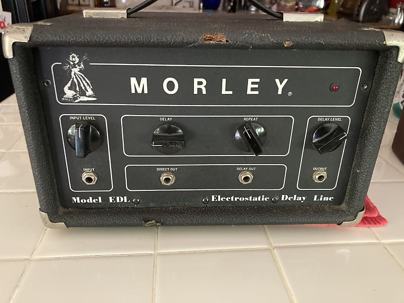 Morley Model EDL Electrostatic Delay Line Mid 1970’s - Black | Reverb