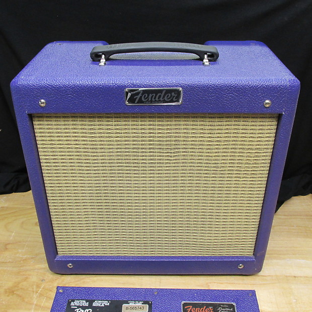 Fender Pro Junior III Purple limited Edition CABINET ONLY | Reverb