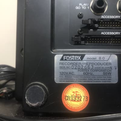 Fostex Model 80 1/4” 8track recorder Late ‘80s - Black | Reverb