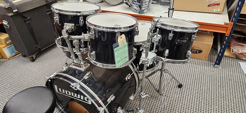 Ludwig Rocker Drum Set Black | Reverb