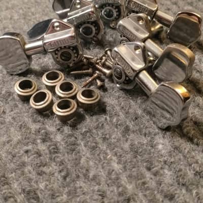 Vintage Guild Kolb Tuners 3x3 1960s Chrome | Reverb