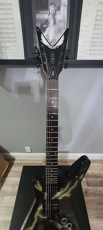 Dean ML Dime B Bolt. 12-20 - Black Lightning | Reverb