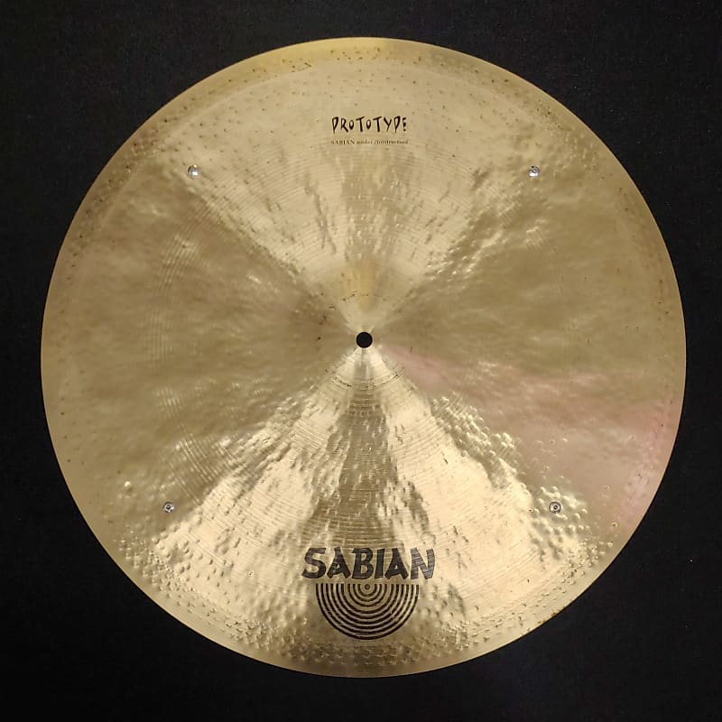 Sabian 21" Prototype Hammered Ride w/ Rivets | Reverb