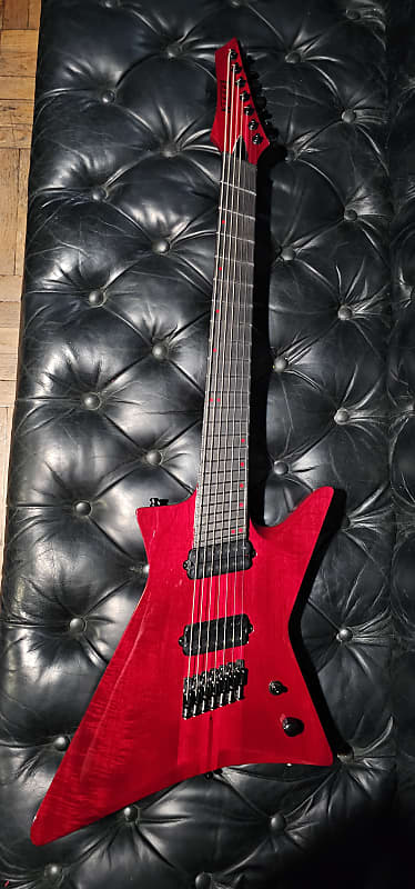 Kiesel Hyperdrive Multiscale 7 String 2021 - Crimson Red | Reverb