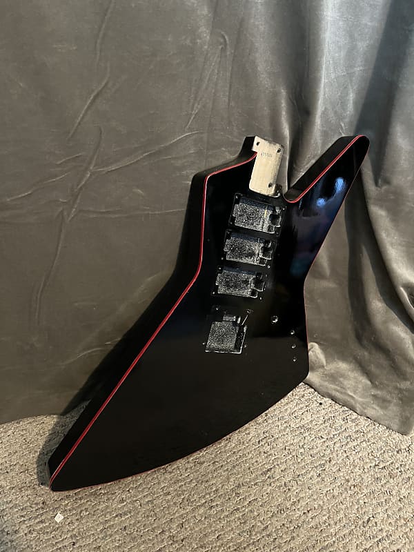 Explorer Body - Black 3 pickup and Kahler routes | Reverb