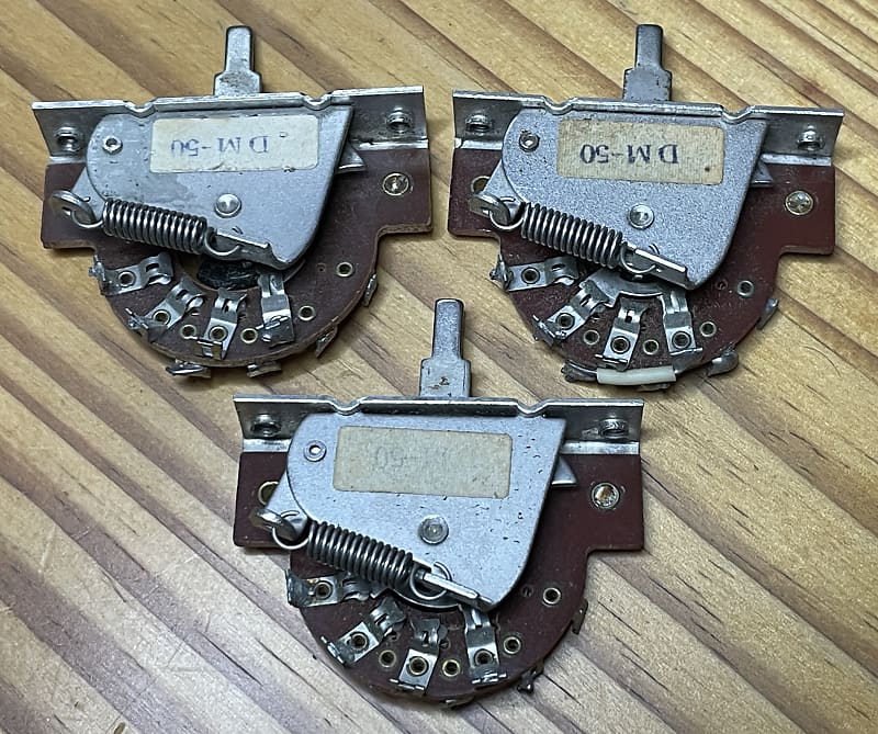 Lot of {3} 80's DM-50 MIJ 5-way Switches | Reverb