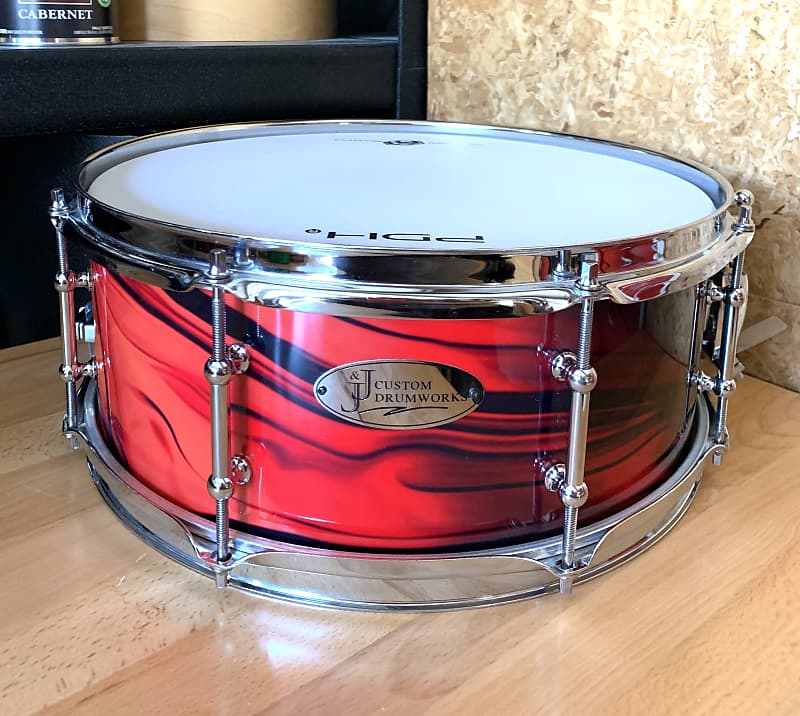 Snare Drum - J&J Custom DrumWorks RestoMod Pearl VPX Limited | Reverb