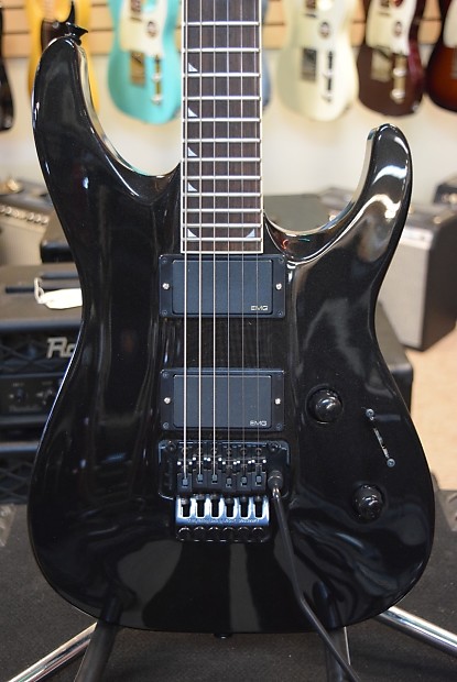 Jackson DKMG Dinky Black Metallic w/EMGs Floyd Rose Tremolo | Reverb
