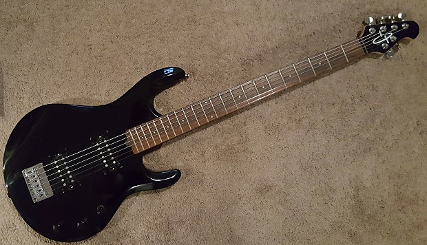 OLP (Music Man Officially Licensed) MM5 Baritone Black | Reverb