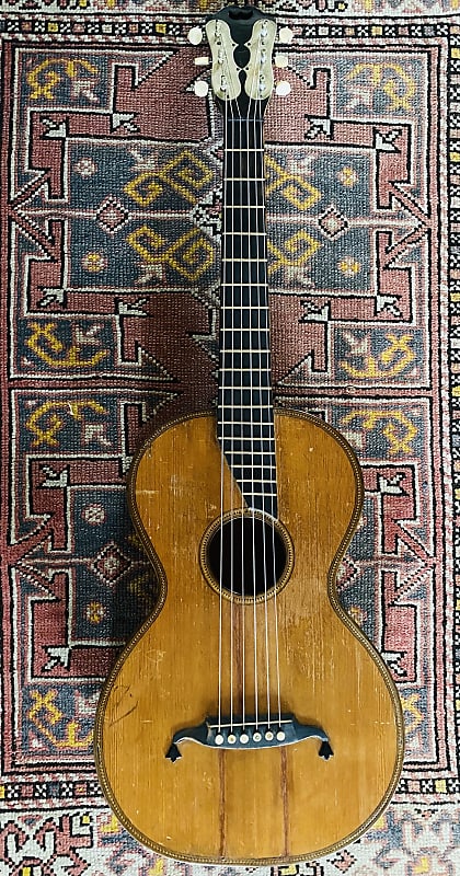 Restored antique „romantic“ guitar | Reverb