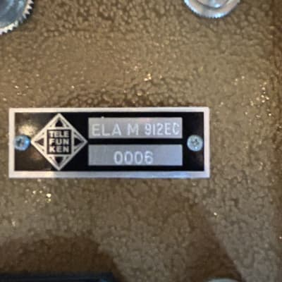Telefunken ELA M 12 / C12 - Silver | Reverb