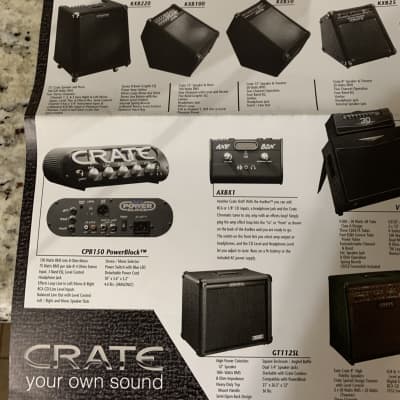 Crate Poster Catalog Billy Gibbons VTX GLX Marty Friedman | Reverb