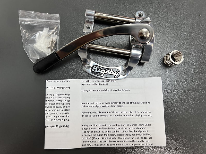 Bigsby B5 Vibrato Tailpiece and Reverend Soft Touch Spring | Reverb