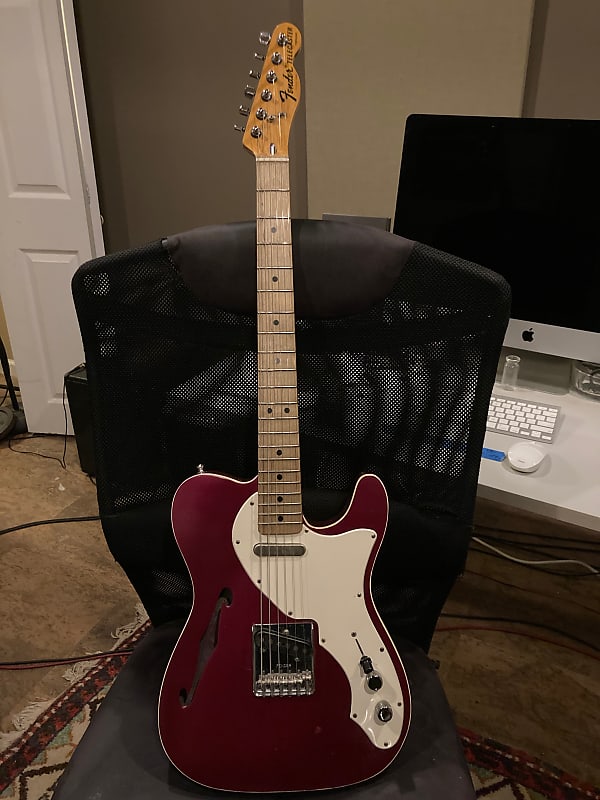 Fender Telecaster Thinline 1973 - Purple | Reverb