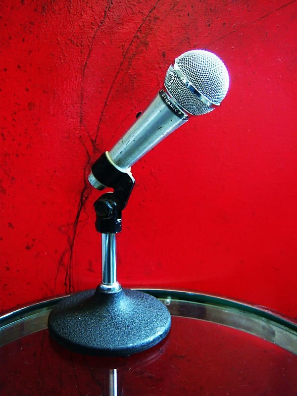 Vintage 1970's Shure 588SA dynamic cardioid microphone Satin | Reverb