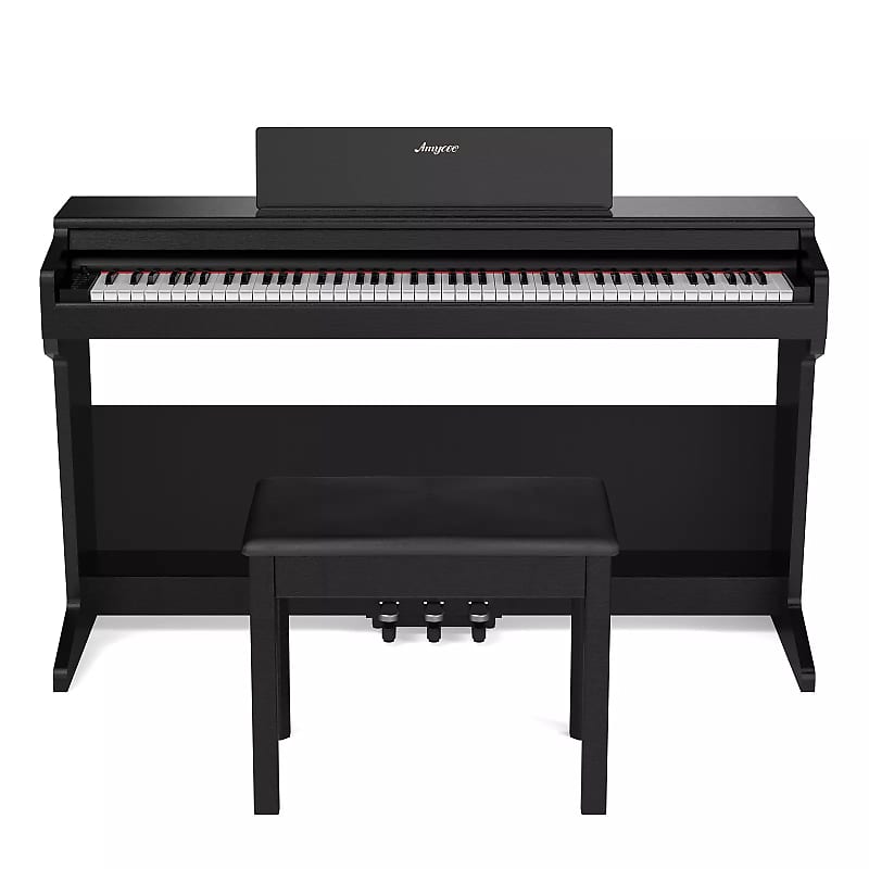 88-Key Weighted Digital Piano – Hammer Action Keyboard with | Reverb