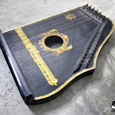 Menzenhauer Guitar Zither w/ Manual & Tuning Key (1890-1920) | Reverb