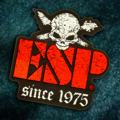 ESP GUITARS SKULL STICKER (2 PACK) INSANELY RARE LIMITED | Reverb