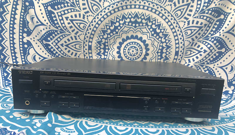 TEAC RW-D200 Dual Deck CD Recorder and Player With RC-761 | Reverb