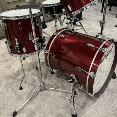 Milestone 4 PC Fibreglass Drums Tempus Milestone Red | Reverb