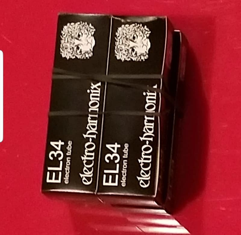 Electro-Harmonix EH EL34 Original boxes 24 Hour Burn In Power | Reverb