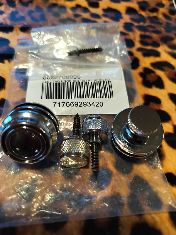 Gretsch Electromatic Strap Locks 2000s - Chrome | Reverb