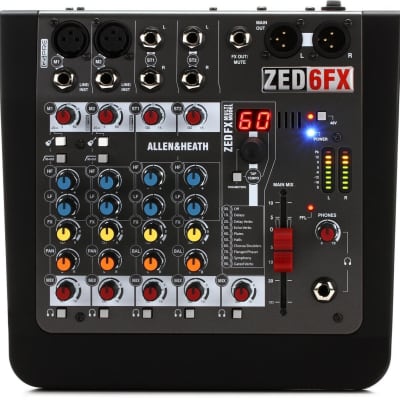 Alesis GigaMix 6fx Mixer Black | Reverb