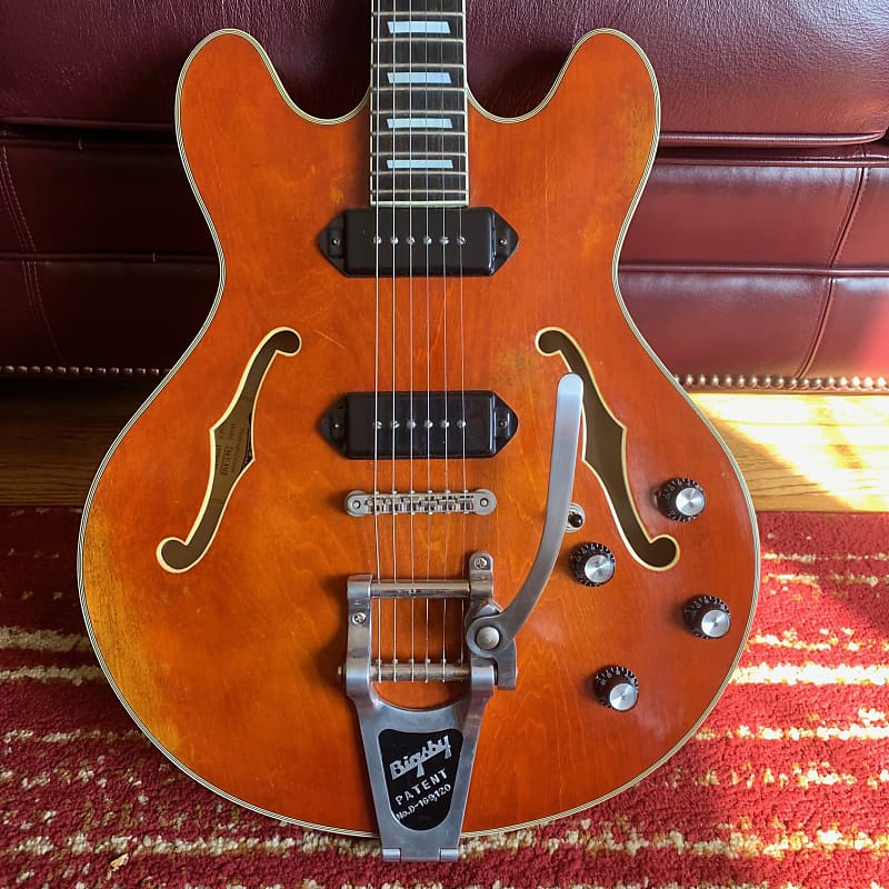 Eastman T64/v Thinline with Bigsby - Antique | Reverb Australia