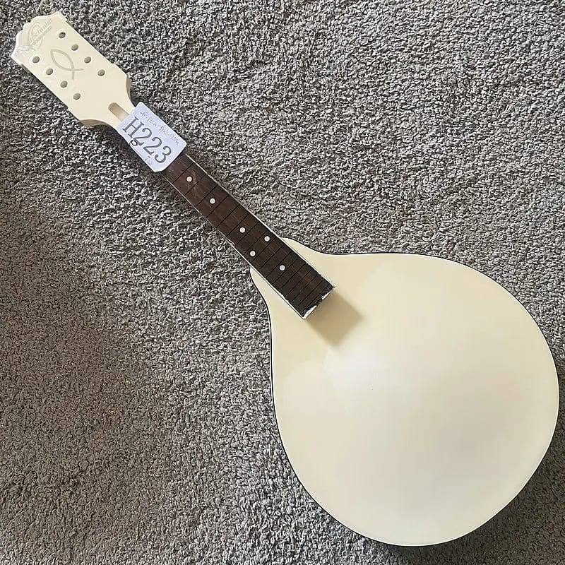 Washburn White 8 String Mandolin, Mahogany Body, | Reverb Canada