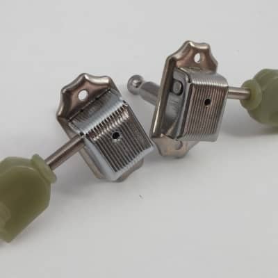 Chrome Vintage Machine Heads 3 a-side Tuners for Gibson | Reverb UK