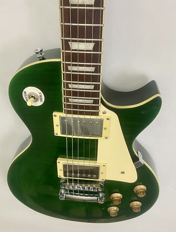 IYV Les Paul Green flame | Reverb